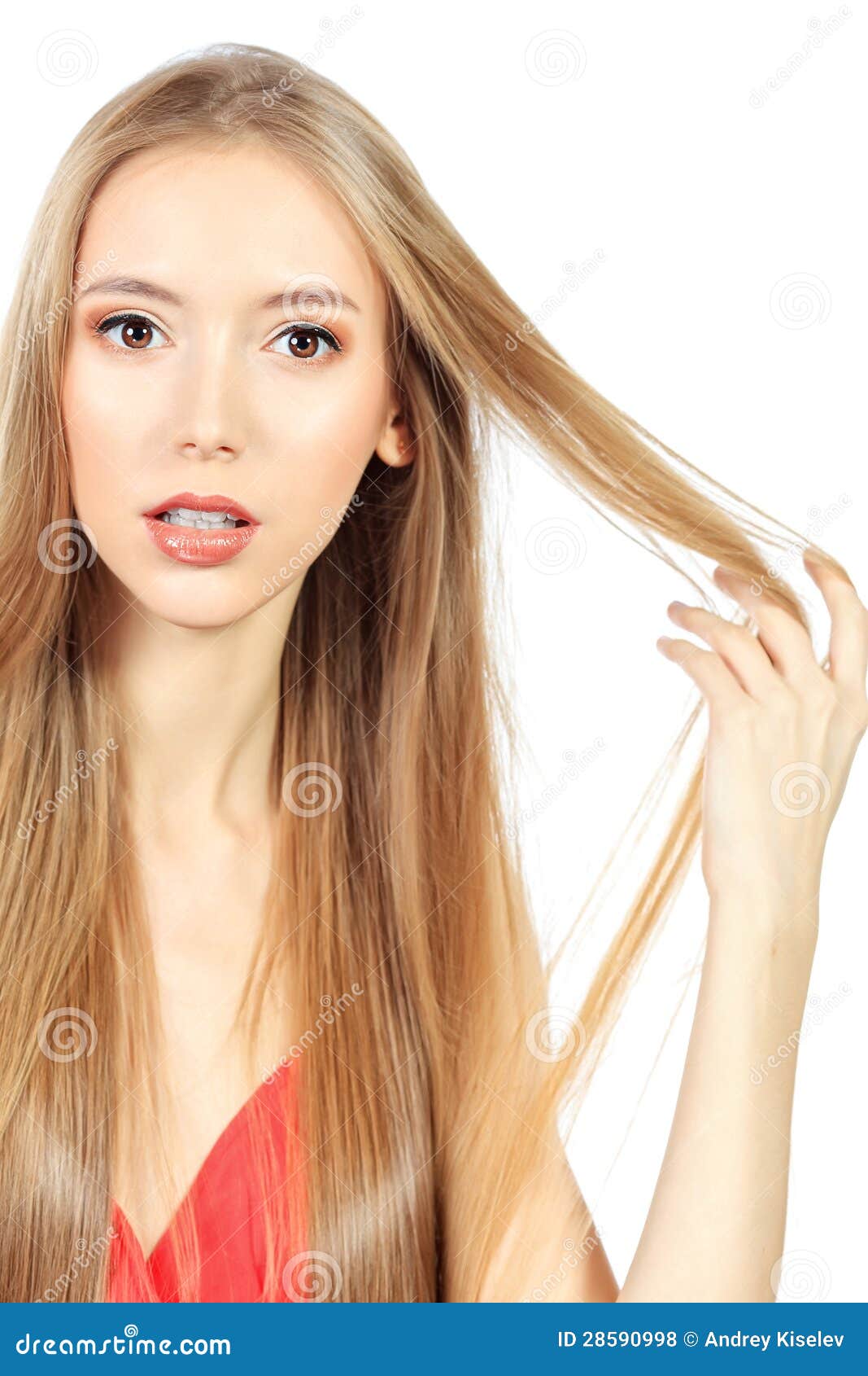 Shampoo ad stock photo. Image of attractive, light, girl - 28590998
