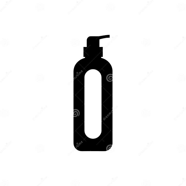 Shampoo bottle icon stock vector. Illustration of care - 301222474