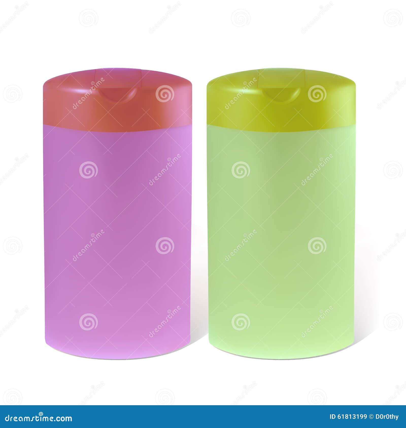 Shampoo stock vector. Illustration of objects, mesh, gradient - 61813199