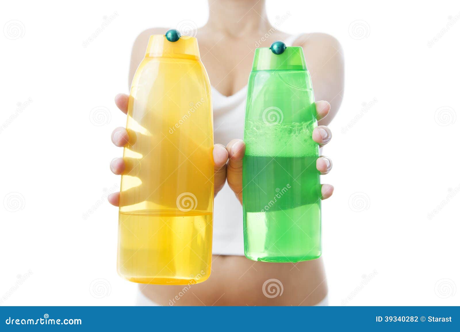 Shampoo in female hands stock photo. Image of protection - 39340282