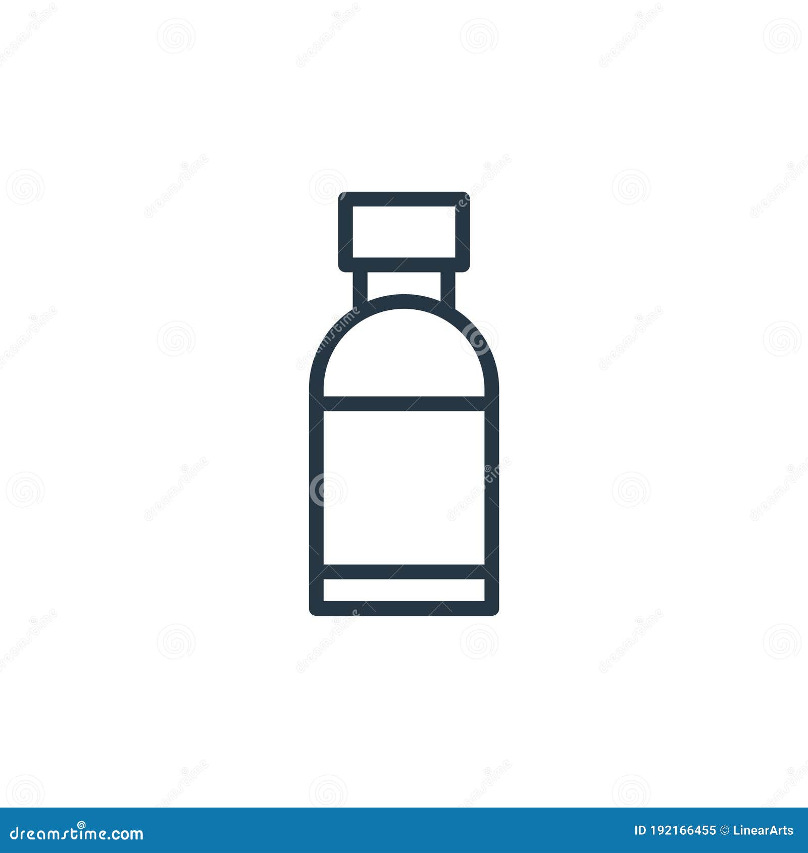 Shampoo Icon Vector from Bathroom Accessories Concept. Thin Line ...
