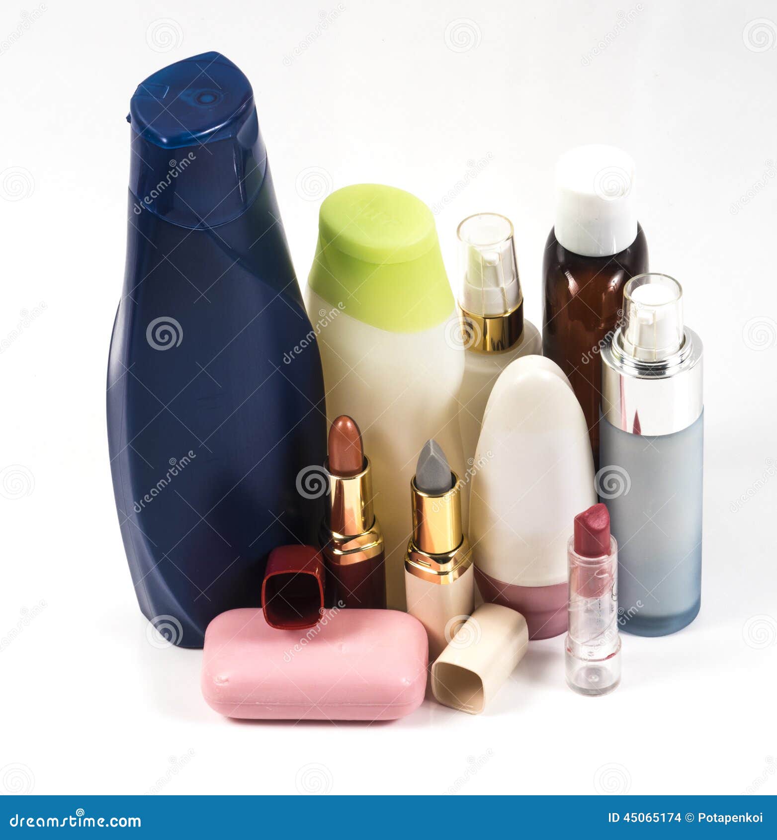 Shampoo stock photo. Image of blank, collection, bathroom - 45065174