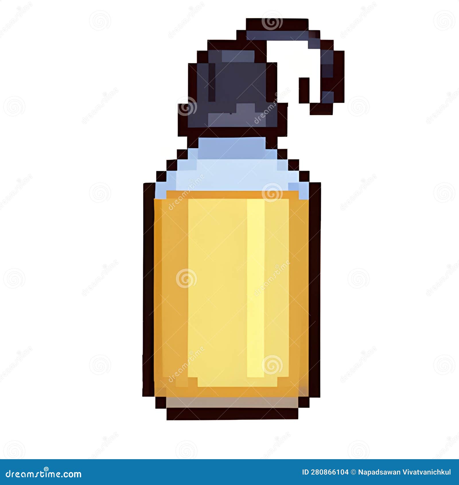 Shampoo Pixel Art. Ai Generativo. Ilustração Stock - Ilustração de ...