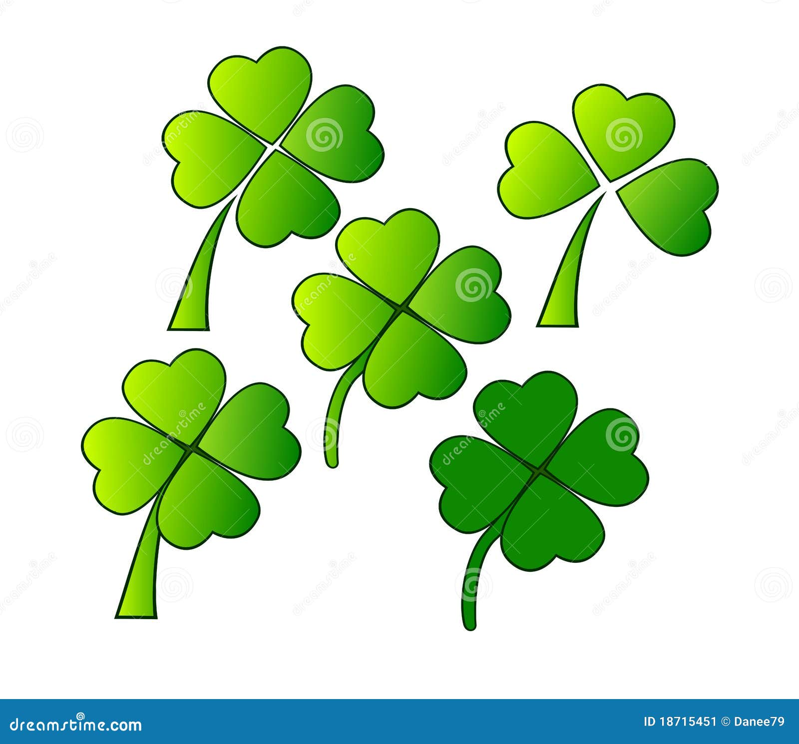 Shamrock Stock Illustration Illustration Of Shamrocks 18715451