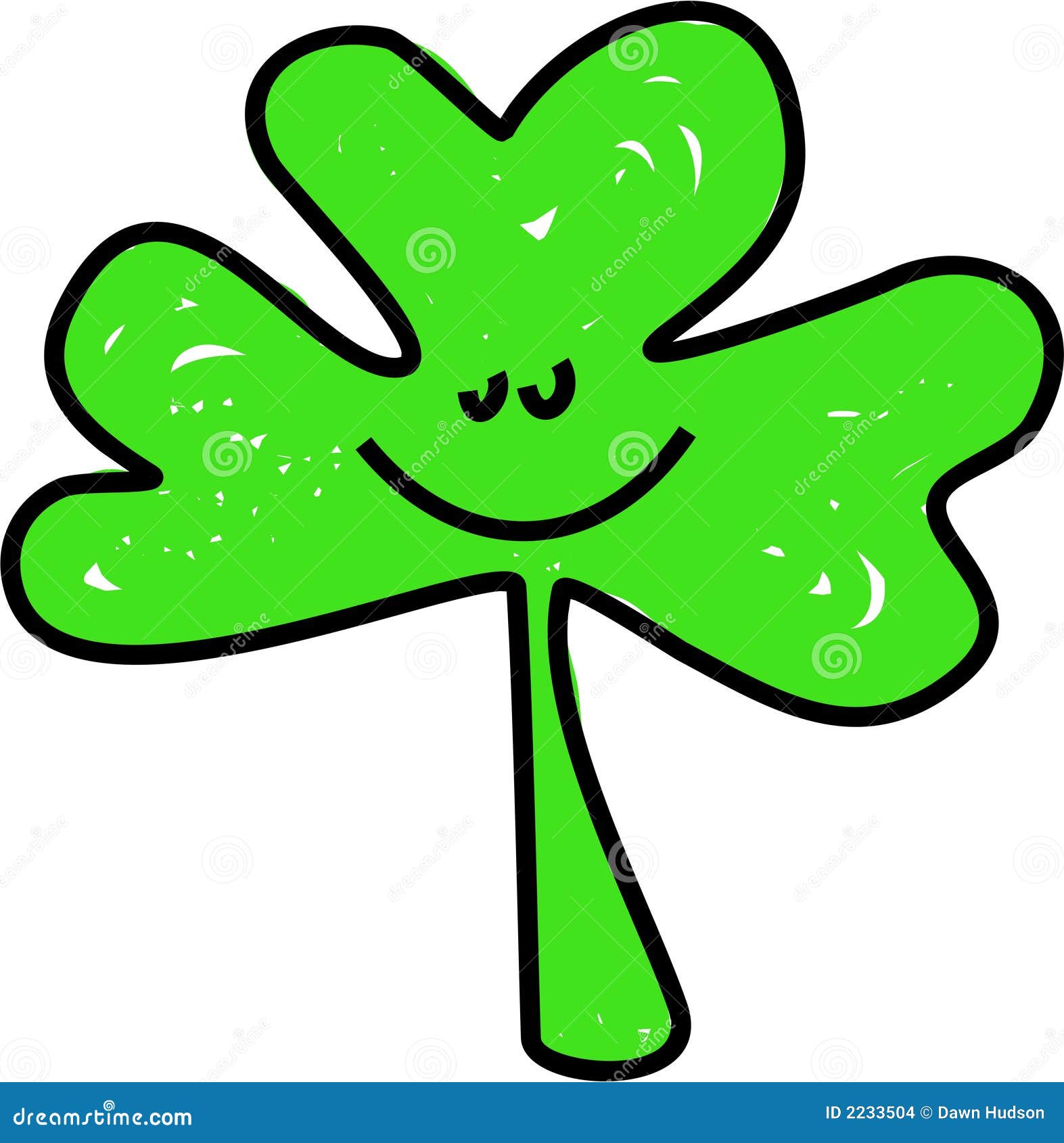 Shamrock stock vector. Illustration of holidays, face - 2233504