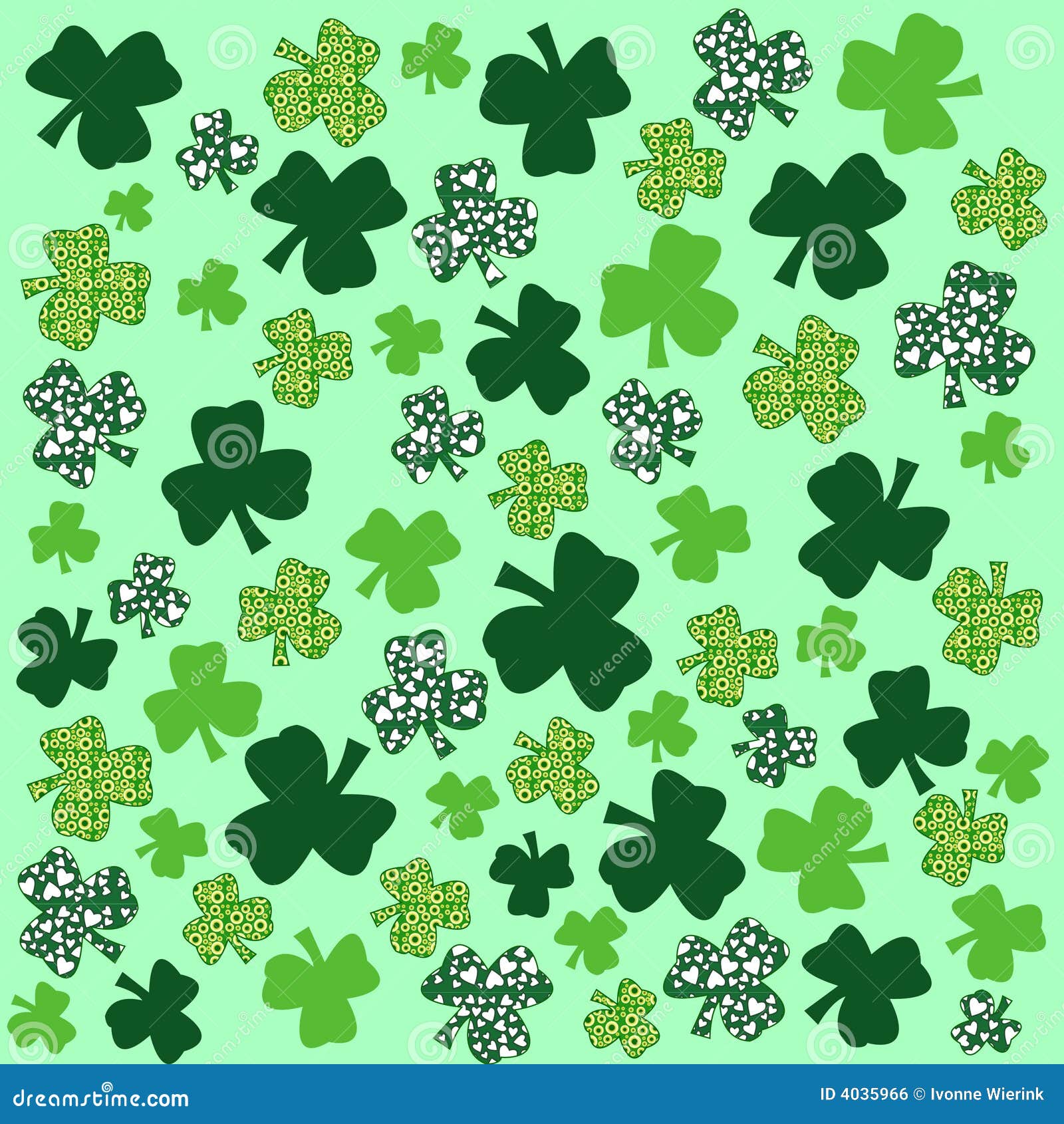 Shamrock stock vector. Illustration of shamrocks, vector - 4035966