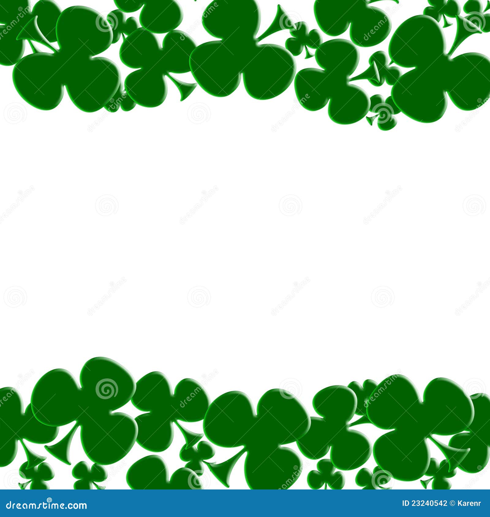 Shamrock background stock photo. Image of copyspace, irish - 23240542