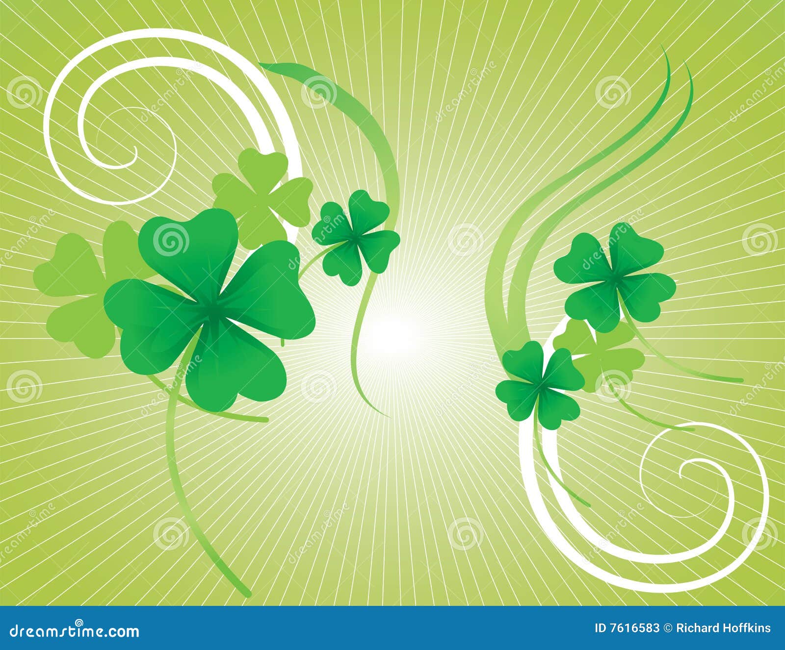 Shamrock Background stock illustration. Illustration of background ...