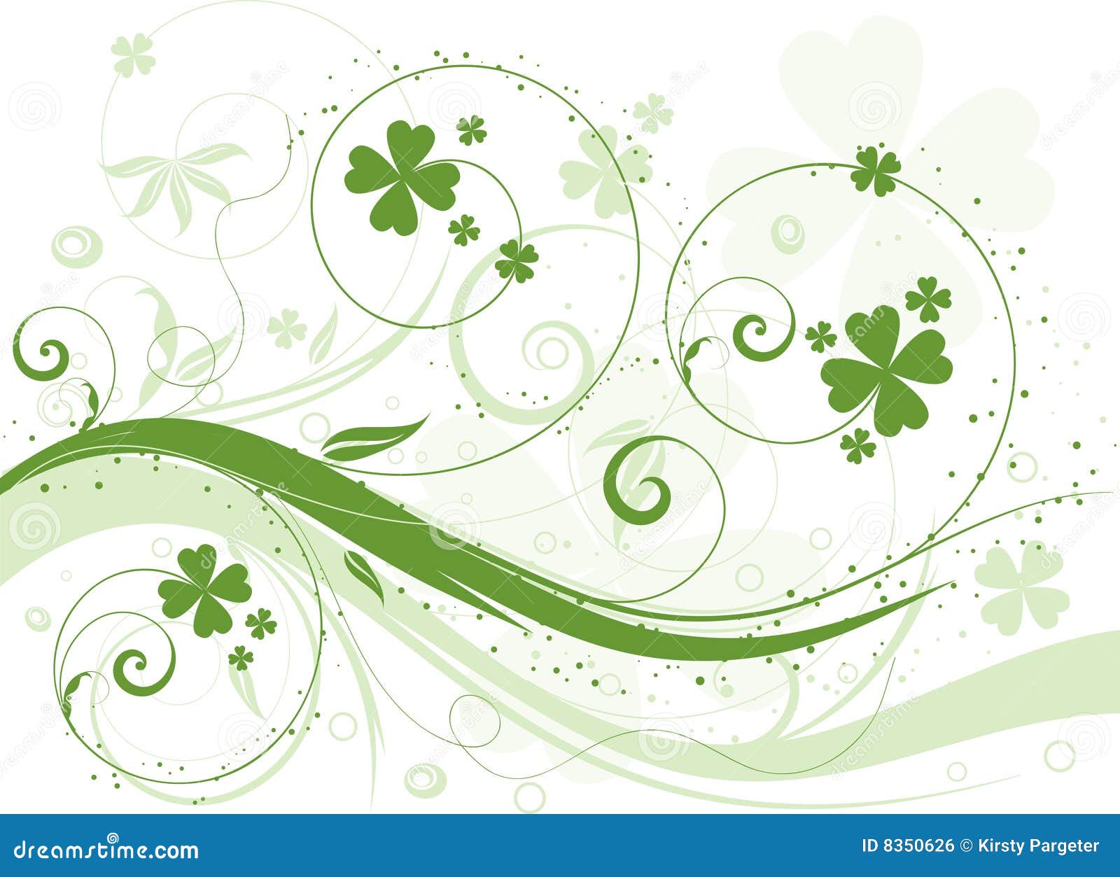 Shamrock Backgrounds Vector Pattern