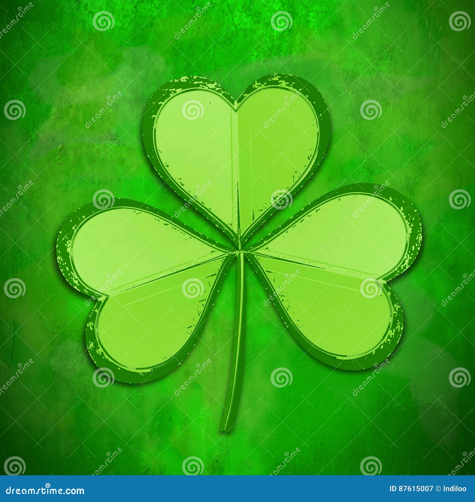 Shamrock Background stock illustration. Illustration of symbol - 87615007