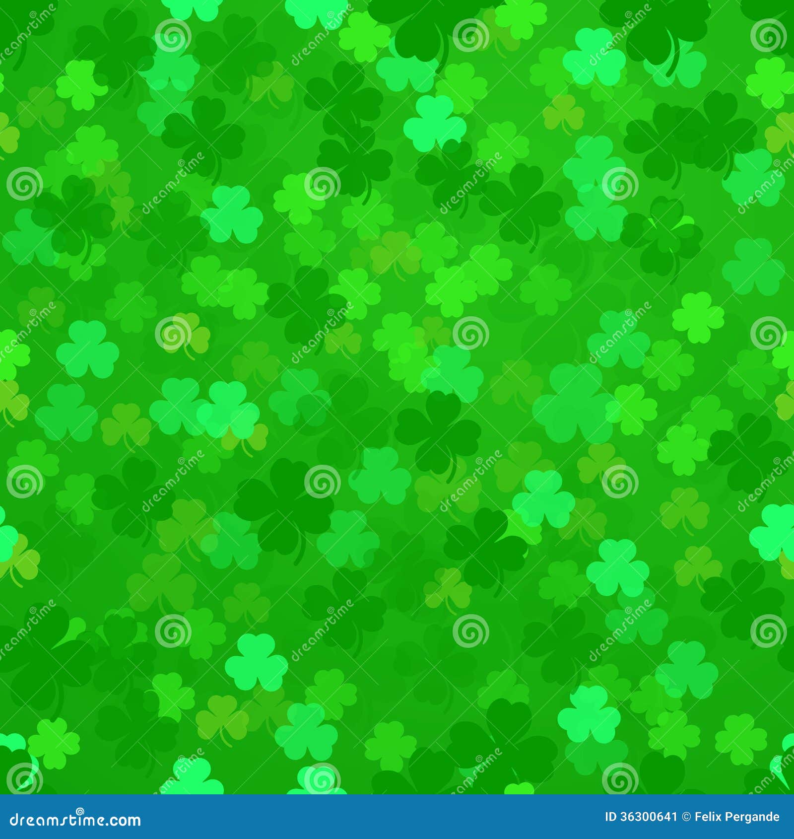 Shamrock background stock vector. Illustration of celebration - 36300641
