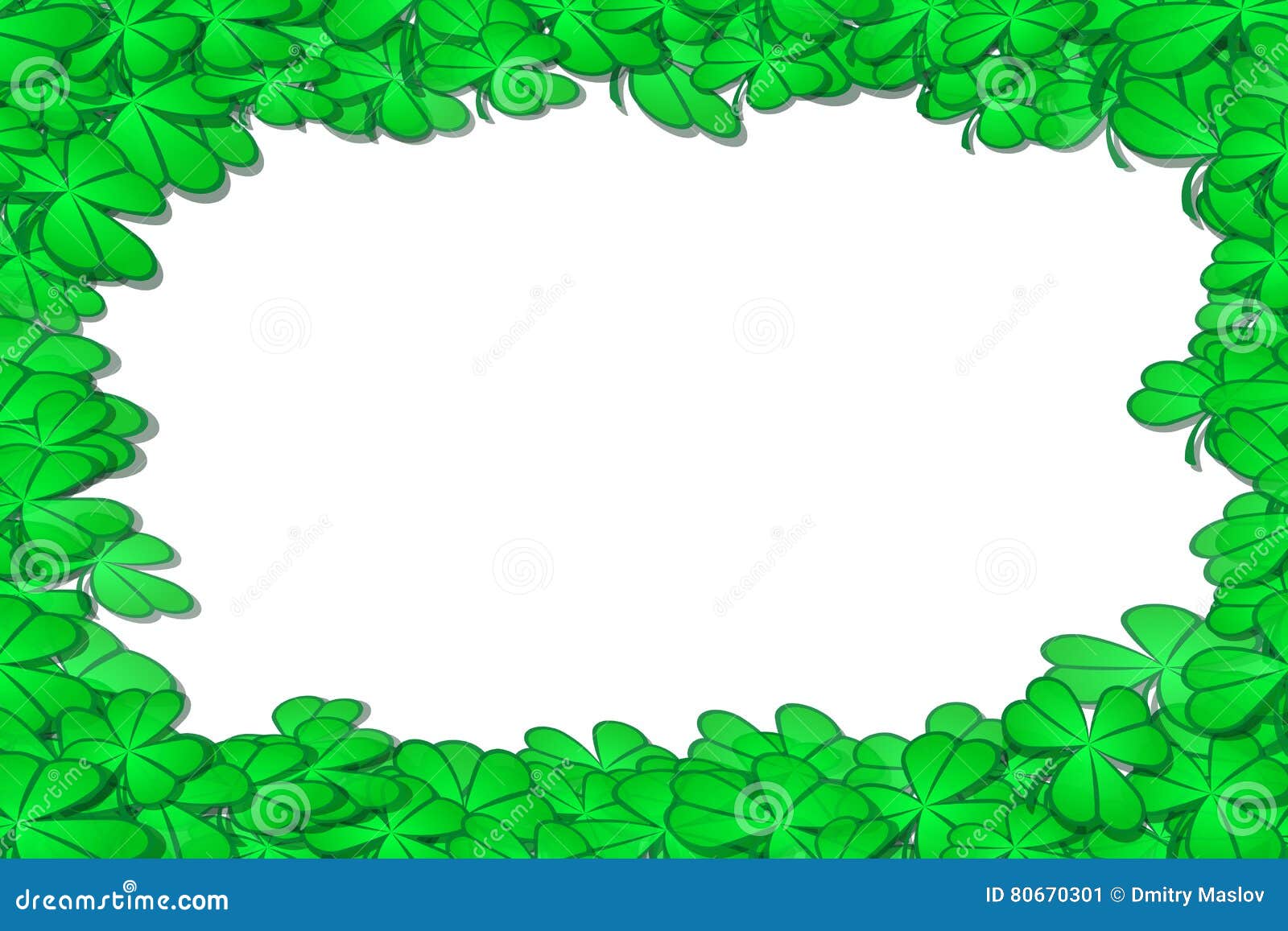 Shamrock stock vector. Illustration of abstract, background - 80670301