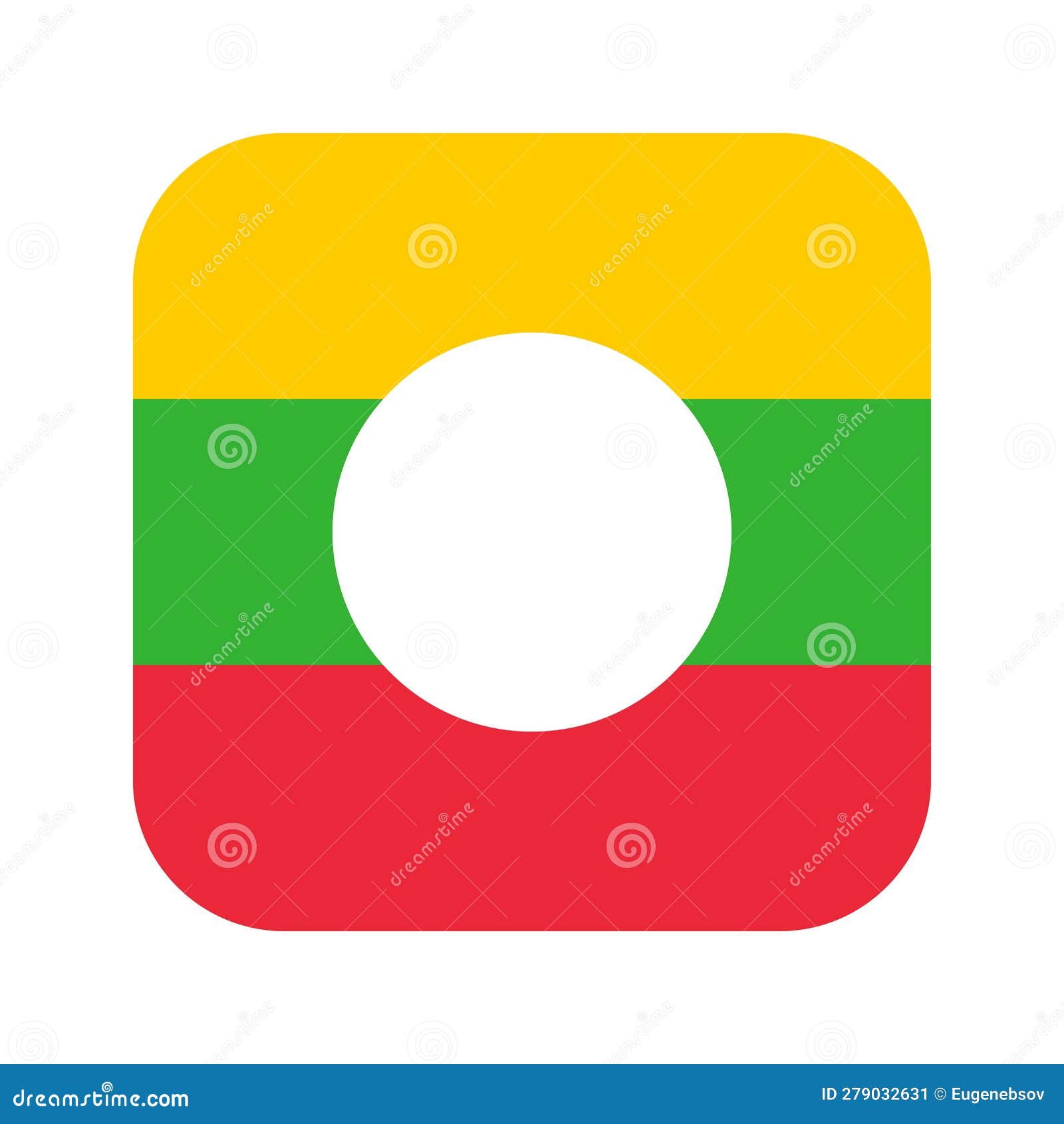Shan State Flag Simple Illustration for Independence Day or Election ...