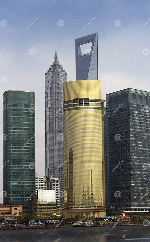 Shanghai stock image. Image of bund, china, water, glass - 20360243