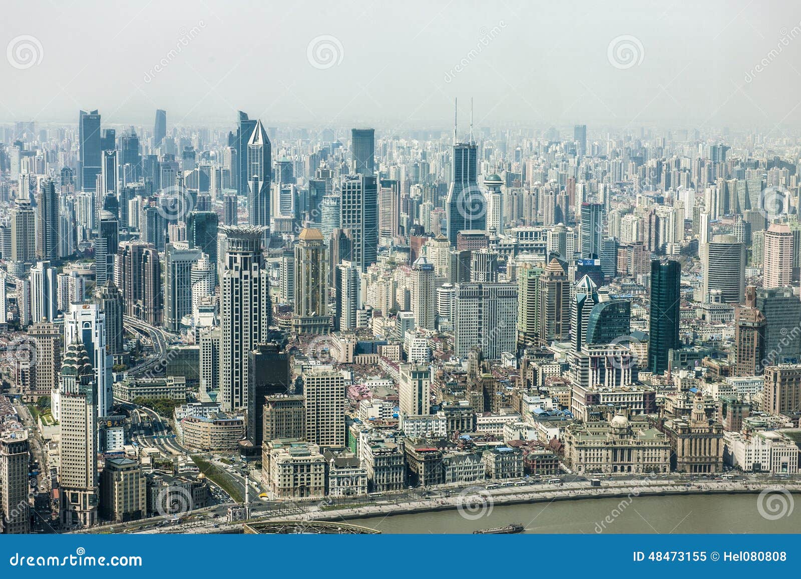 Shanghai editorial image. Image of cityscape, futuristic - 48473155