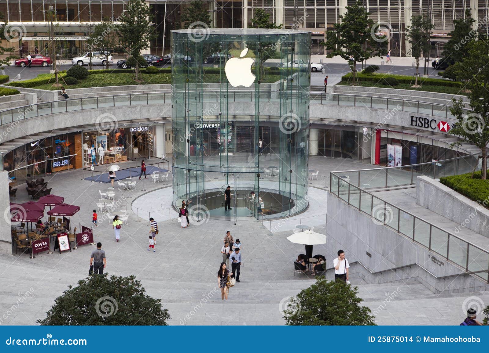 Shanghai: apple store editorial stock image. Image of asian - 25875014