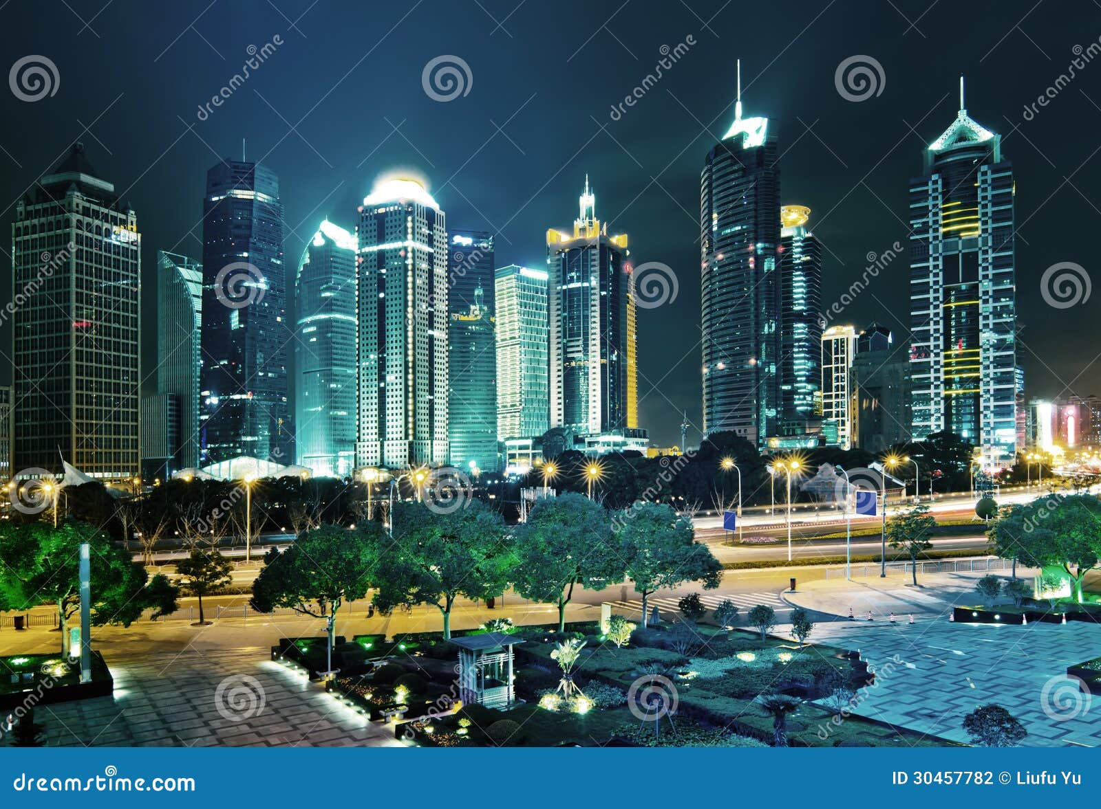 Shanghai stock photo. Image of dark, modern, chinese - 30457782