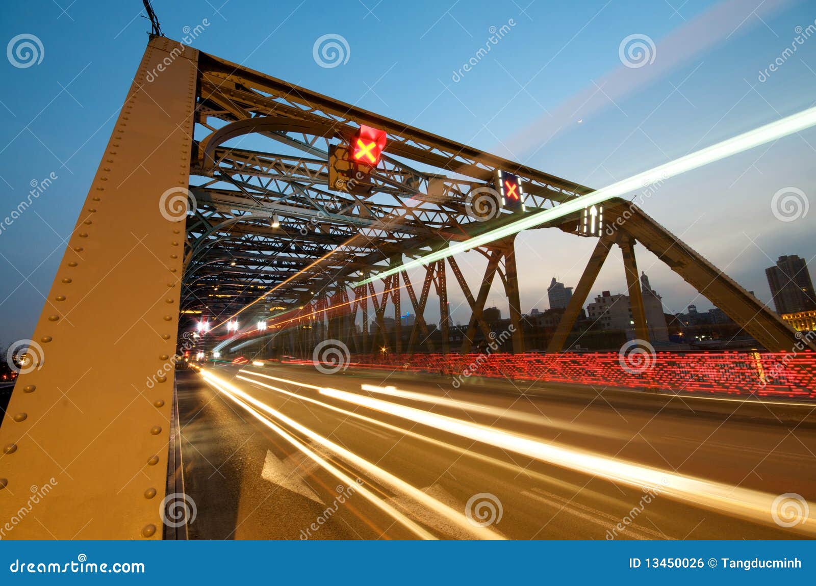 Shanghai Bridge stock photo. Image of road, highway, dark - 13450026