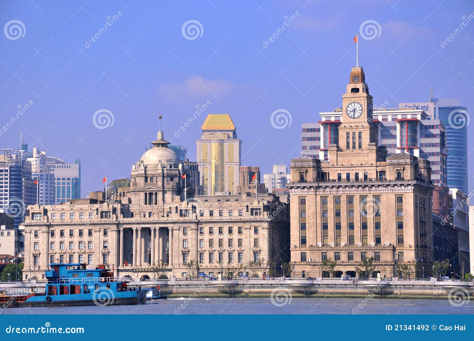 Shanghai Bund Building View Editorial Photography - Image of commercial ...
