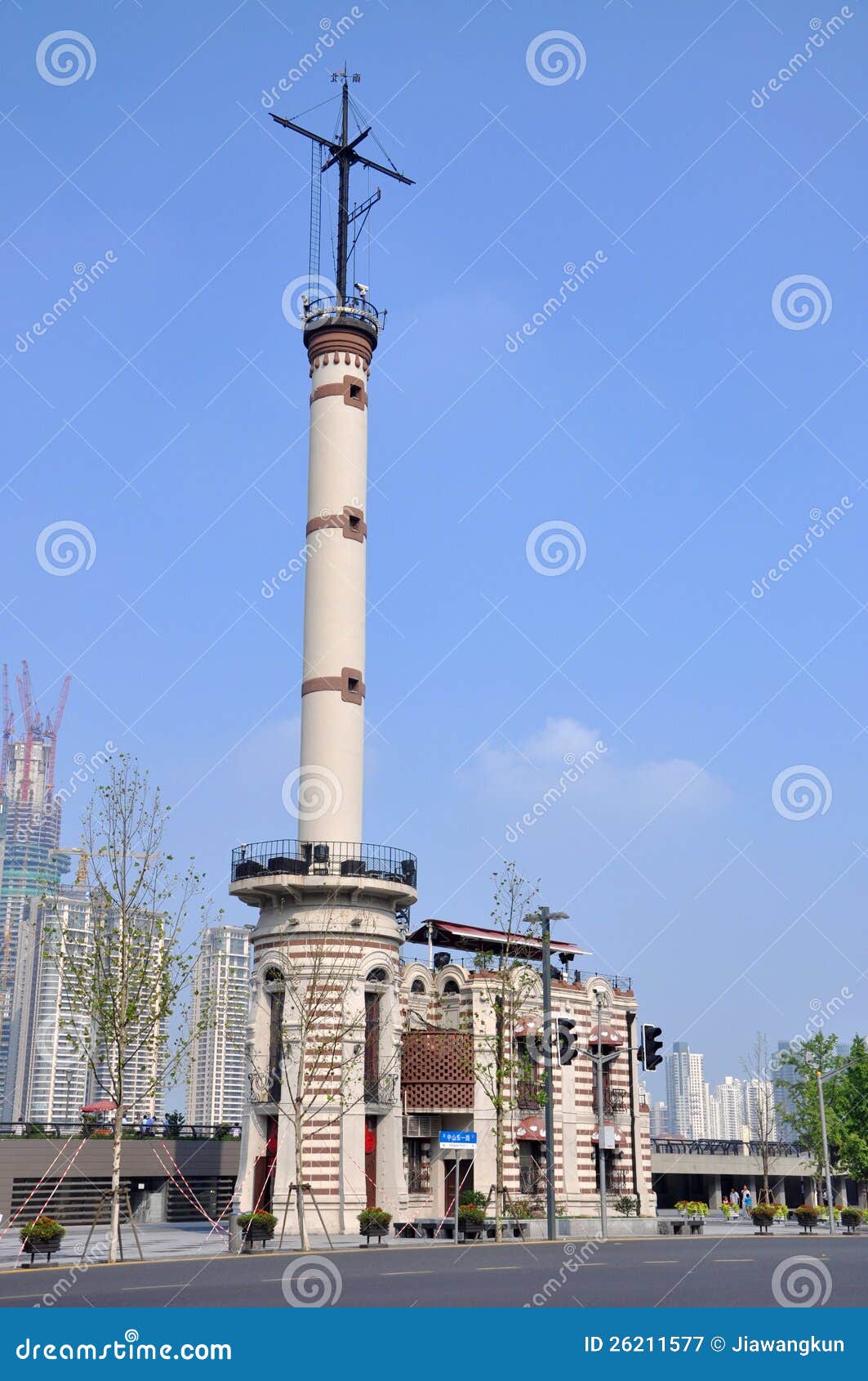 Shanghai Bund Observatory, China Editorial Photography - Image of ...