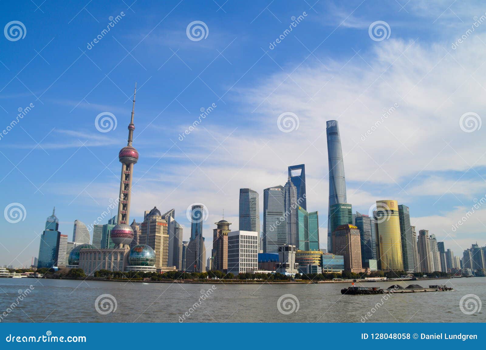 Shanghai The Bund With Most Iconic Buildings Stock Photography ...