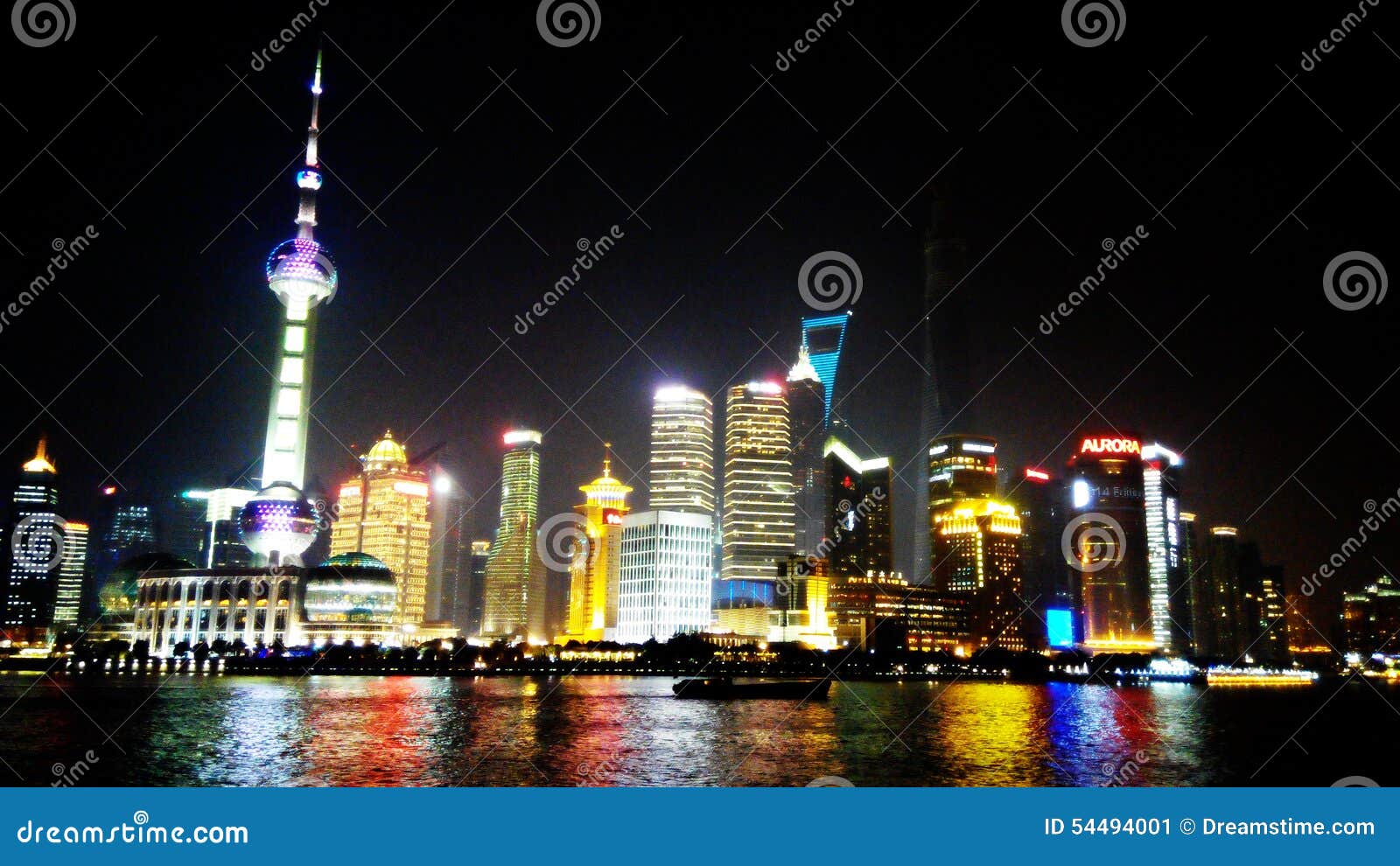 Shanghai editorial photo. Image of tower, magic, waitan - 54494001