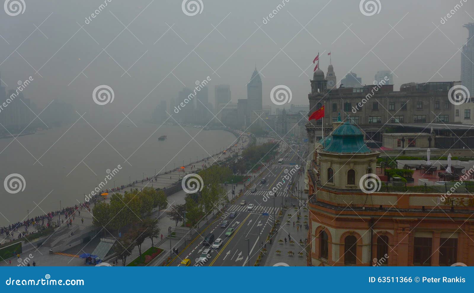 Shanghai Bund Waterfront stock photo. Image of bund, shanghai - 63511366