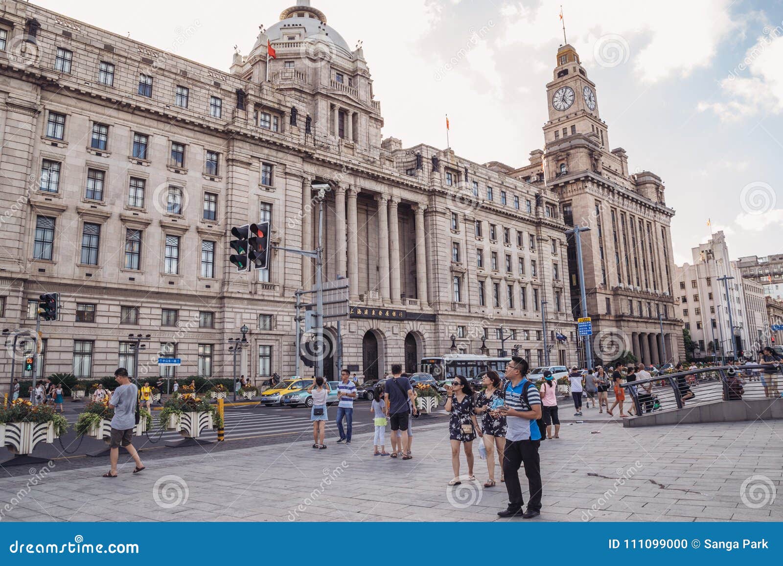 Shanghai Cityscape at the Bund in Shanghai, China Editorial Image ...
