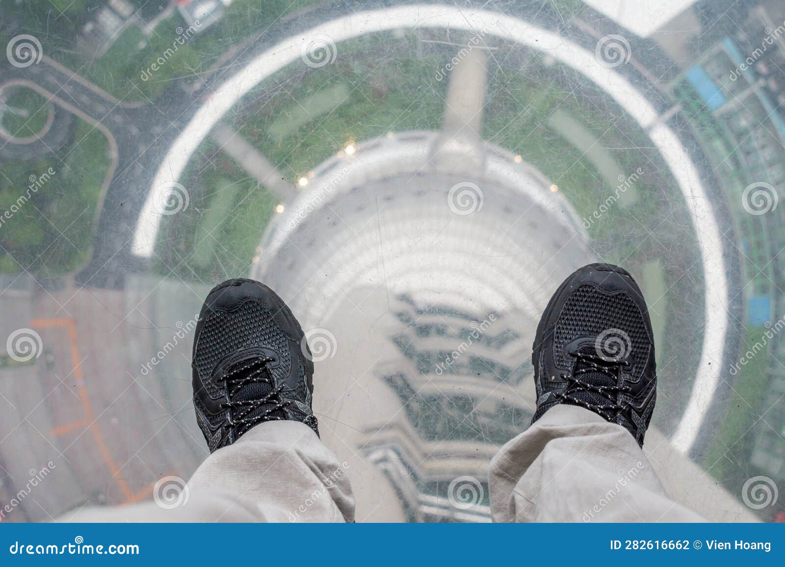 Shanghai, China - July 12, 2019: Inside the Oriental Pearl Tower in ...