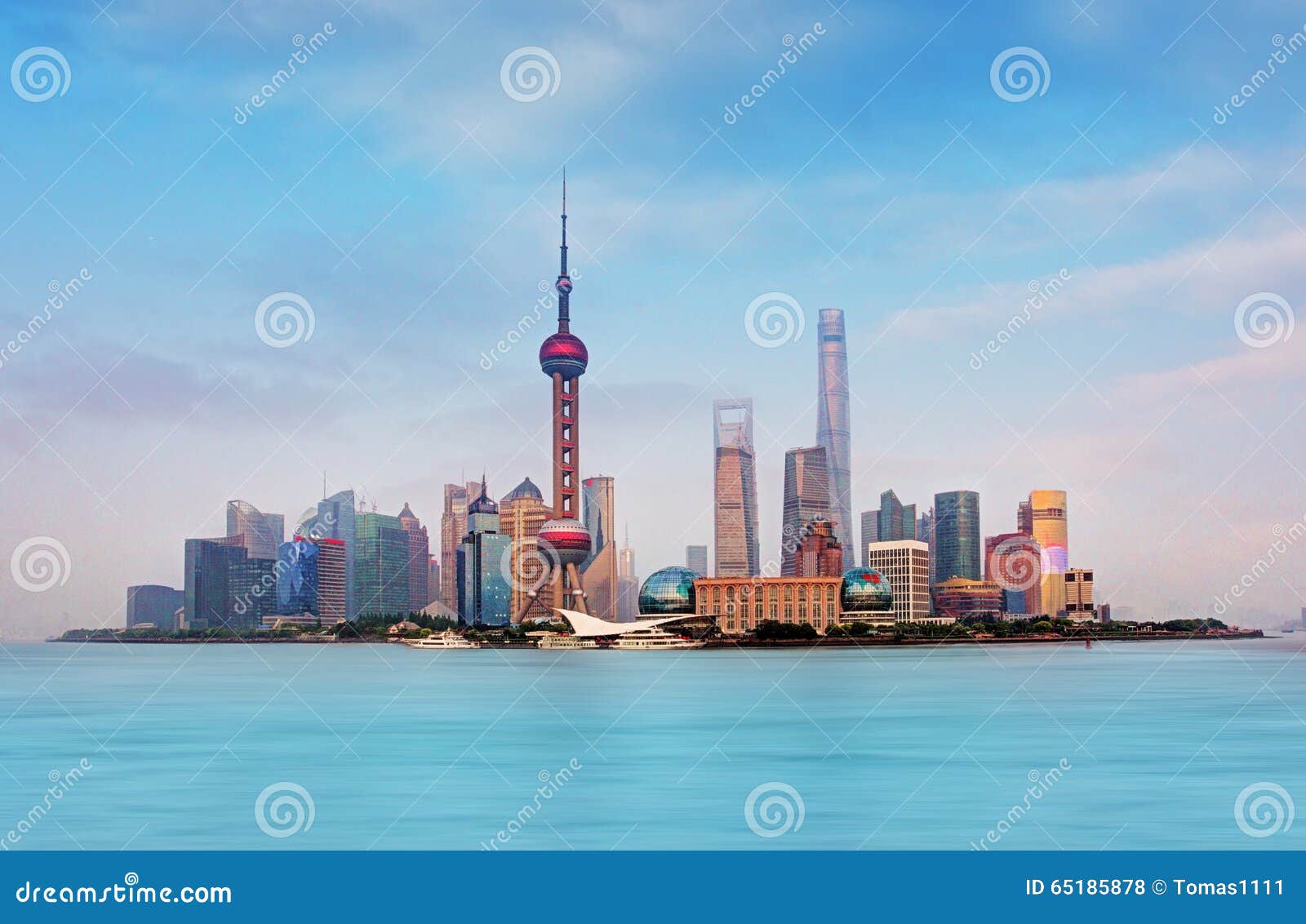 Shanghai stock photo. Image of district, dramatic, oriental - 65185878
