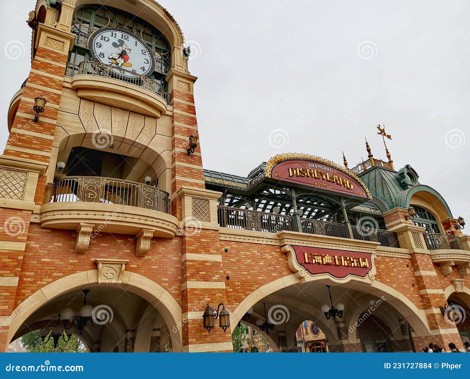 Shanghai Disney Land Gate @ China Editorial Stock Image - Image of ...