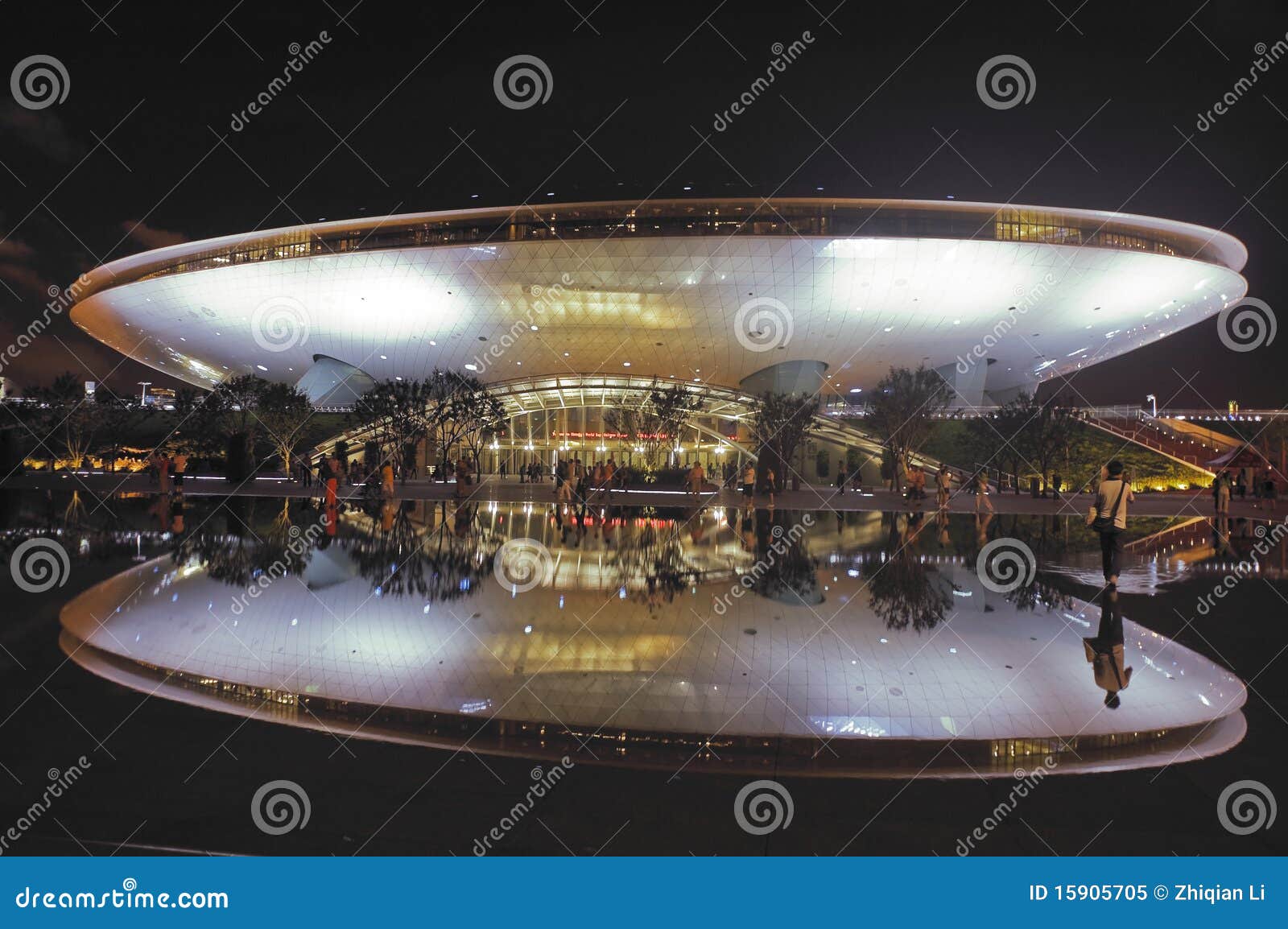 Shanghai Expo Performance Center Editorial Image - Image of modern ...