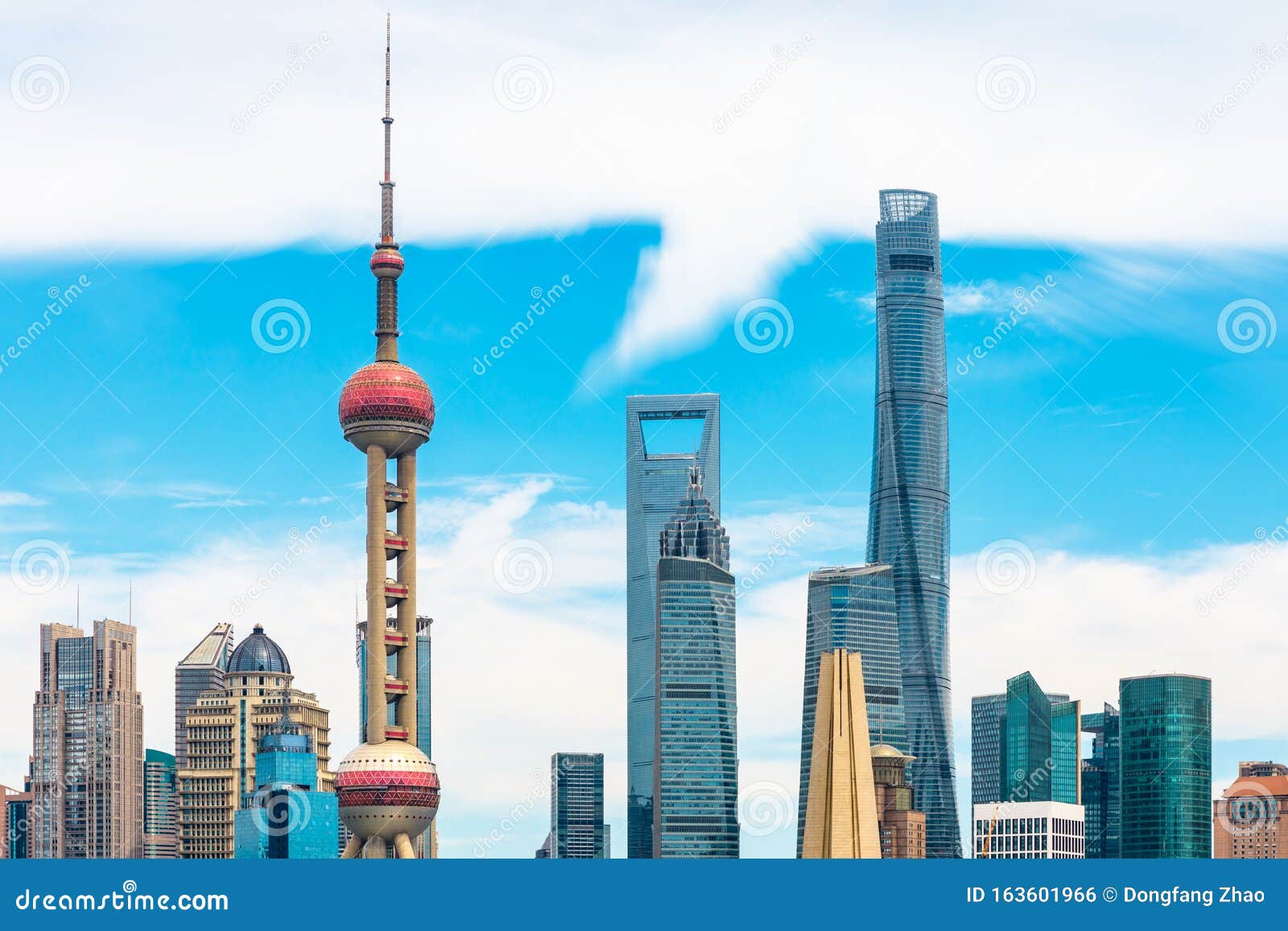 Shanghai Famous Architectural Landscape Stock Photo - Image of ...