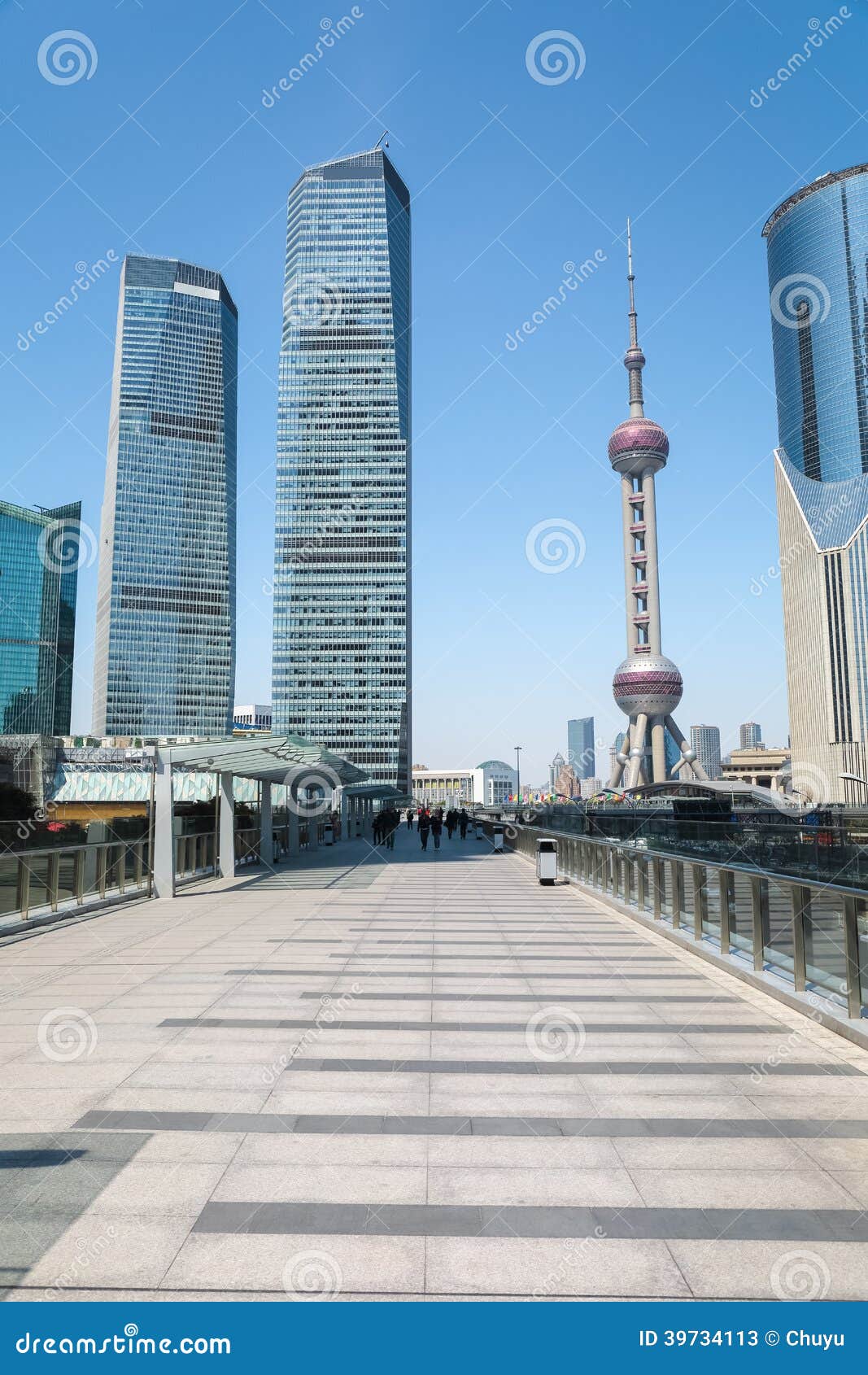 Shanghai Financial Center Scenery Stock Image - Image of finance ...
