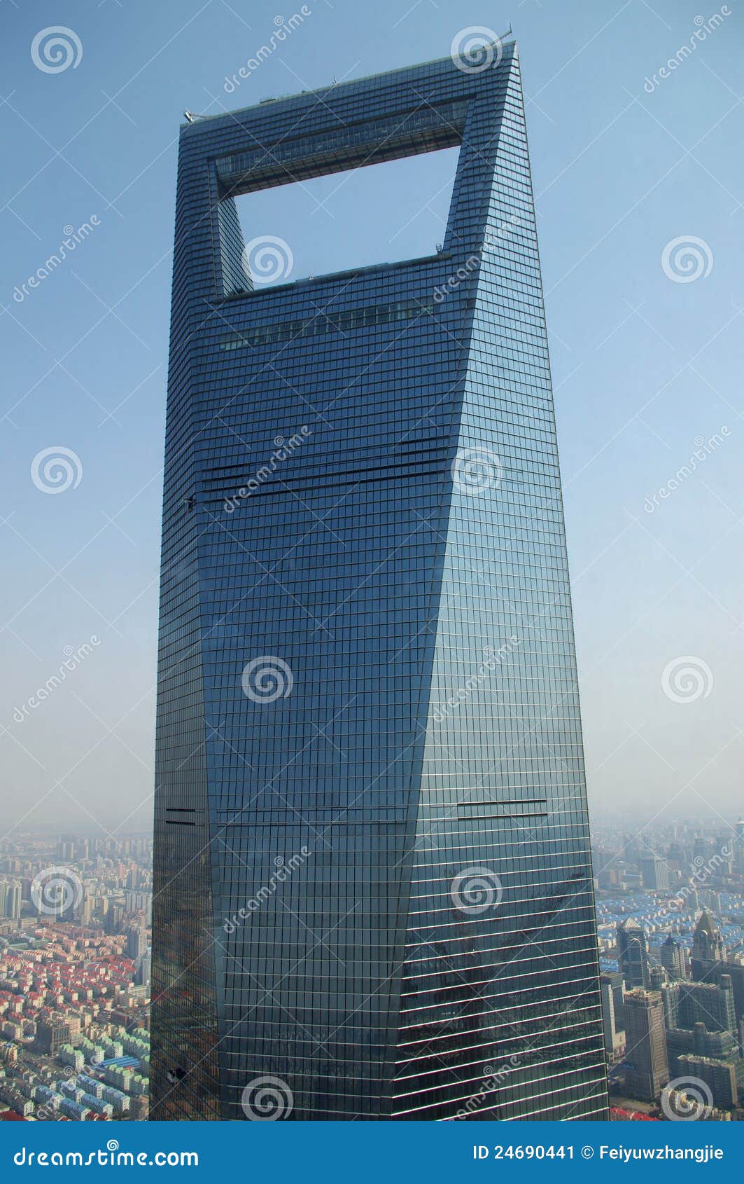 Shanghai high-rise editorial photo. Image of famous, asian - 24690441