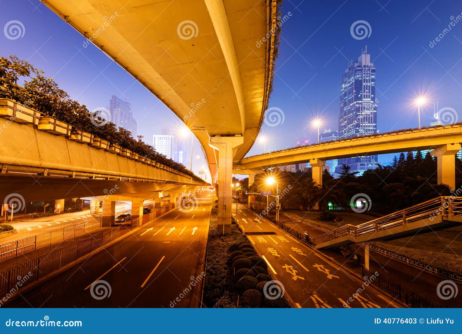 Shanghai interchange stock image. Image of city, flyover - 40776403