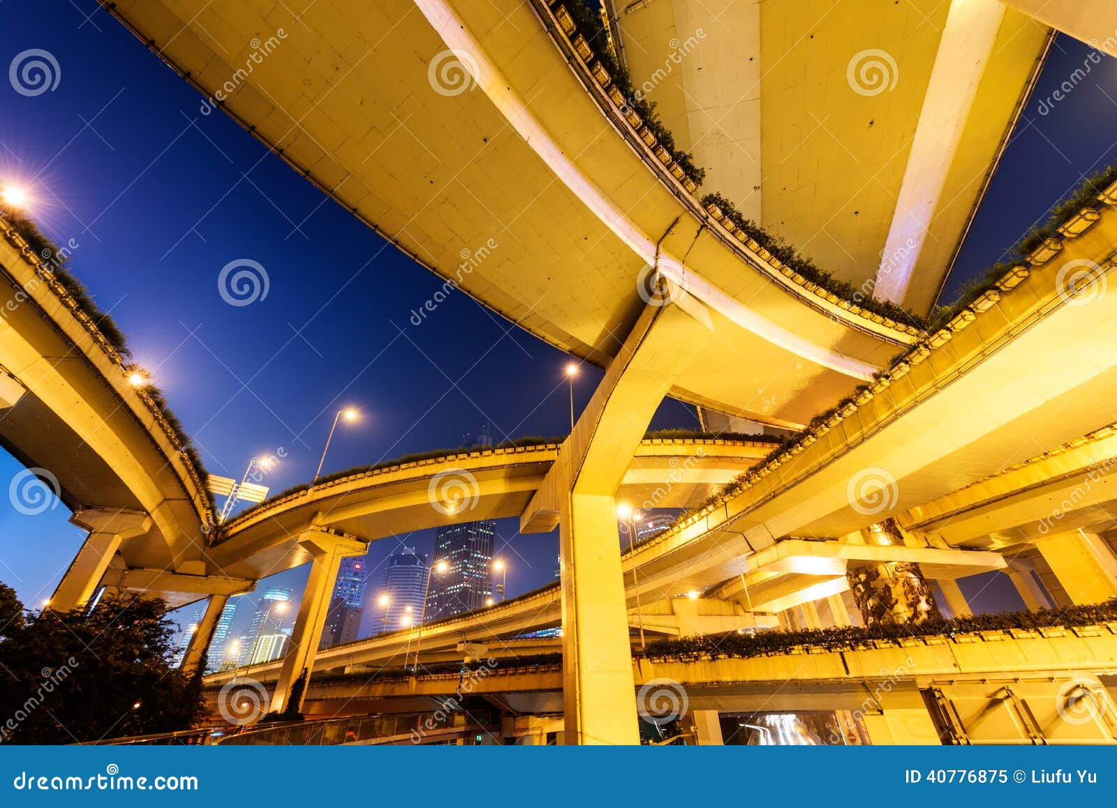 Shanghai interchange stock image. Image of freeway, fast - 40776875