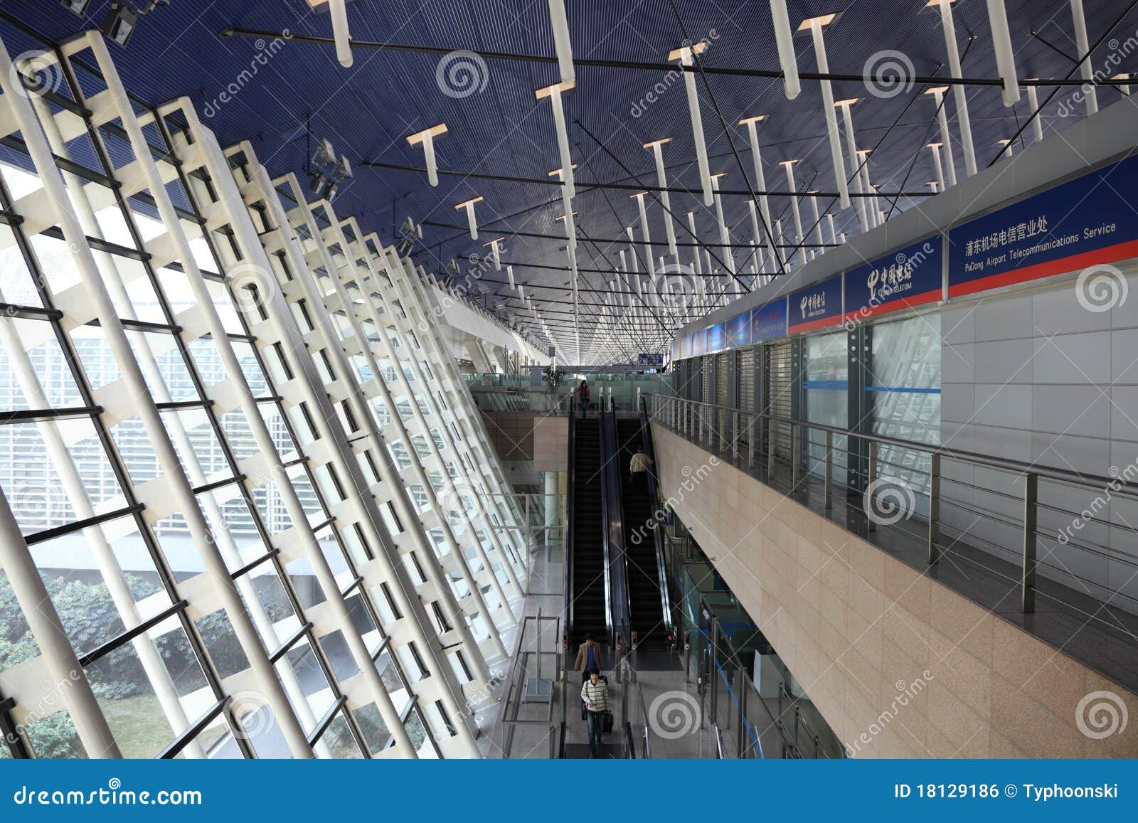 Shanghai International Airport Editorial Photo - Image of interior ...