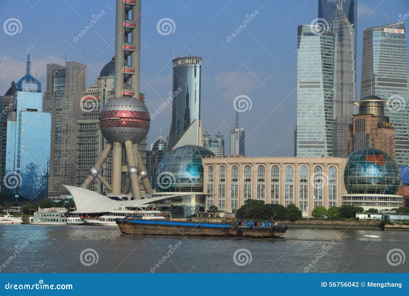 Shanghai landmark editorial photography. Image of blue - 56756042