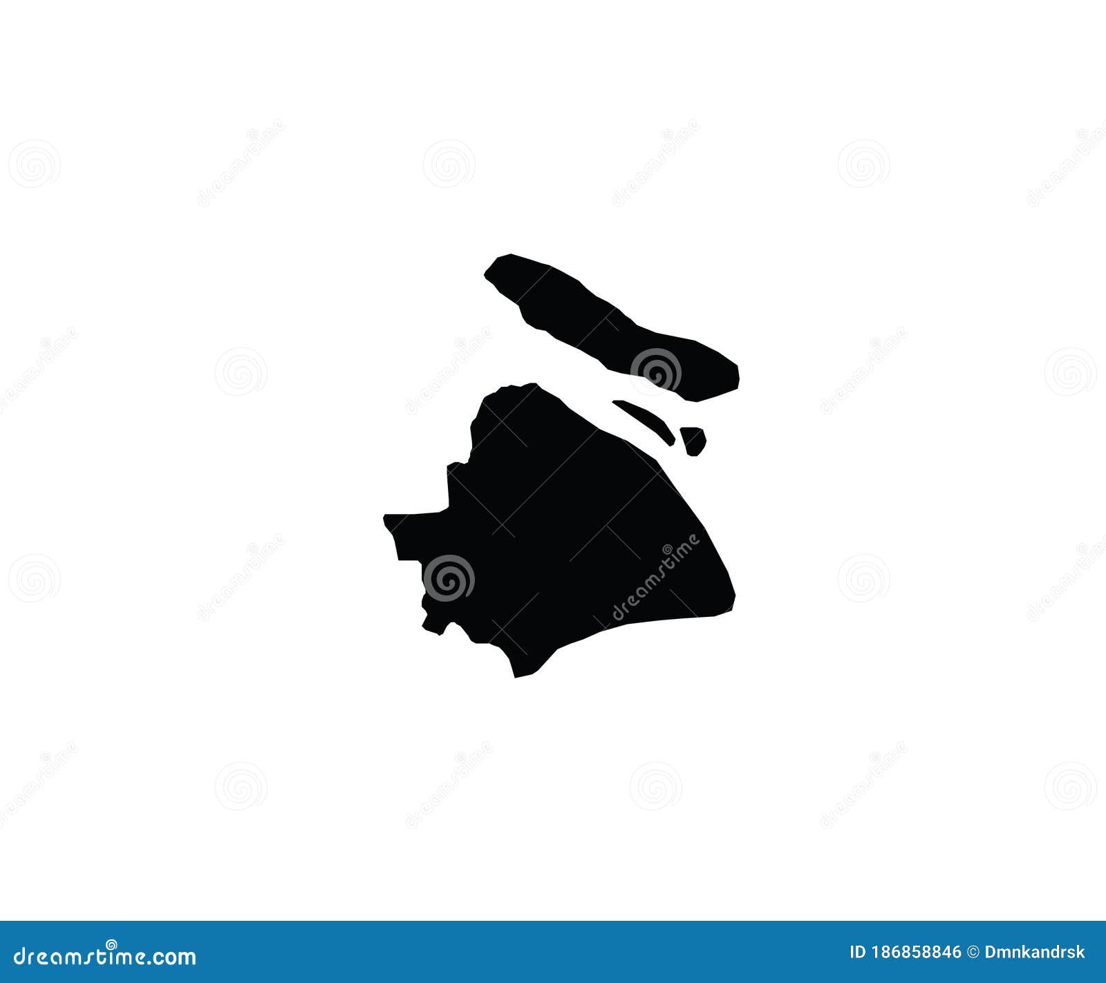 Shanghai Map China Province Vector Illustration | CartoonDealer.com ...