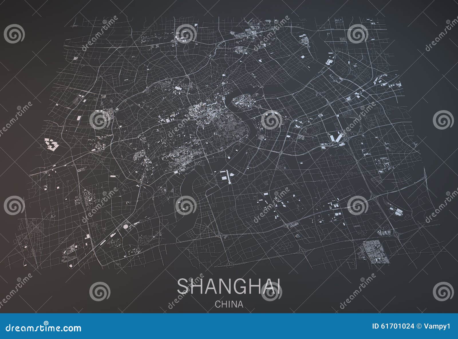 Satellite View Of Guilin, China, Map, Section 3d Royalty-Free Stock ...