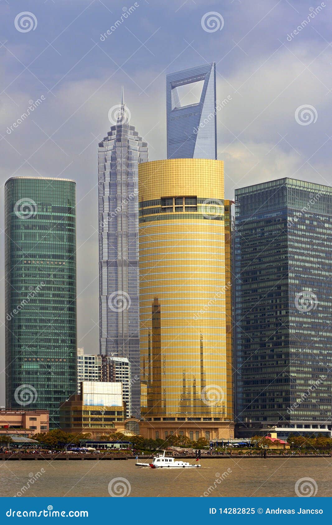 Shanghai Modern Buildings stock image. Image of environment - 14282825