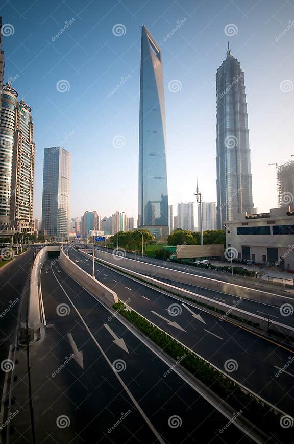 Shanghai Modern Infrastructure Stock Photo - Image of chinese, tall ...