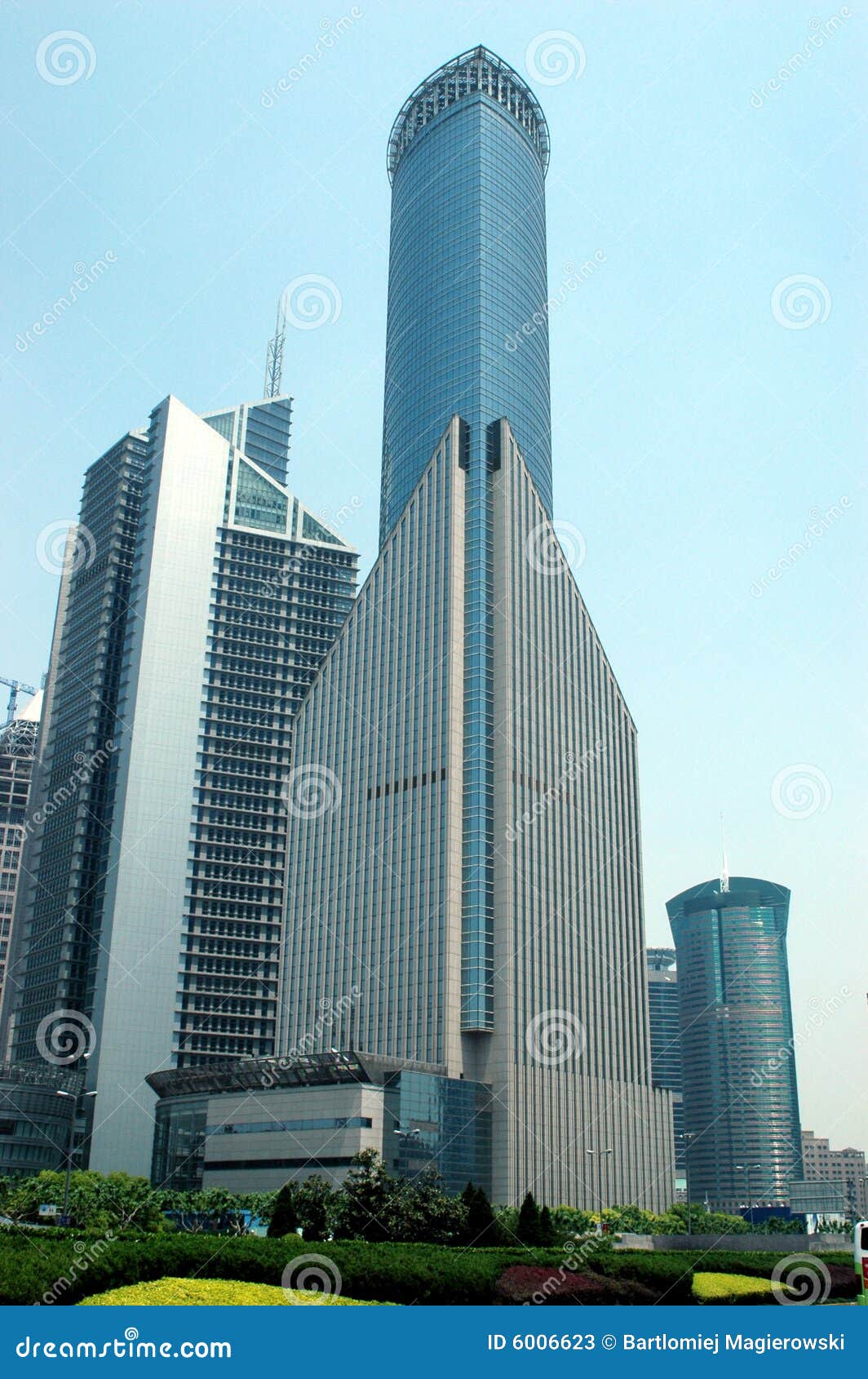 Shanghai - Modern Skyscrapers Stock Image - Image of chinese ...