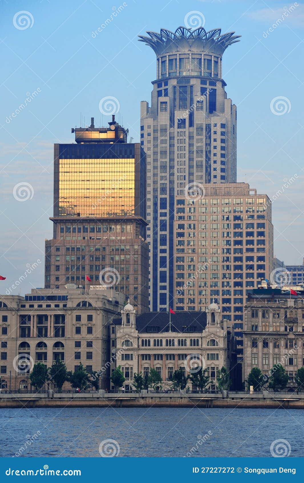 Shanghai morning stock photo. Image of huangpu, highrise - 27227272