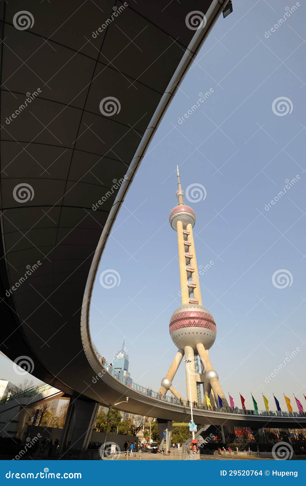 Shanghai Oriental Pearl Tv Tower Editorial Stock Image - Image of ...