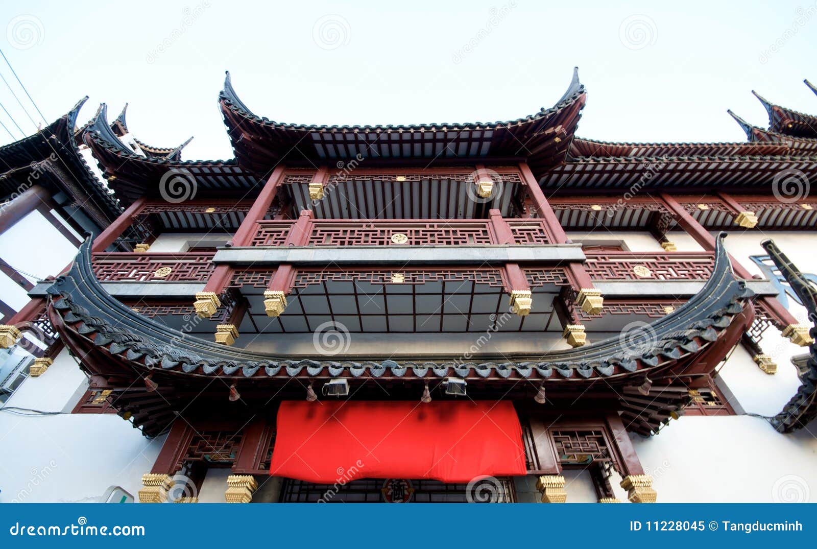 Shanghai Pagoda stock image. Image of travel, culture - 11228045