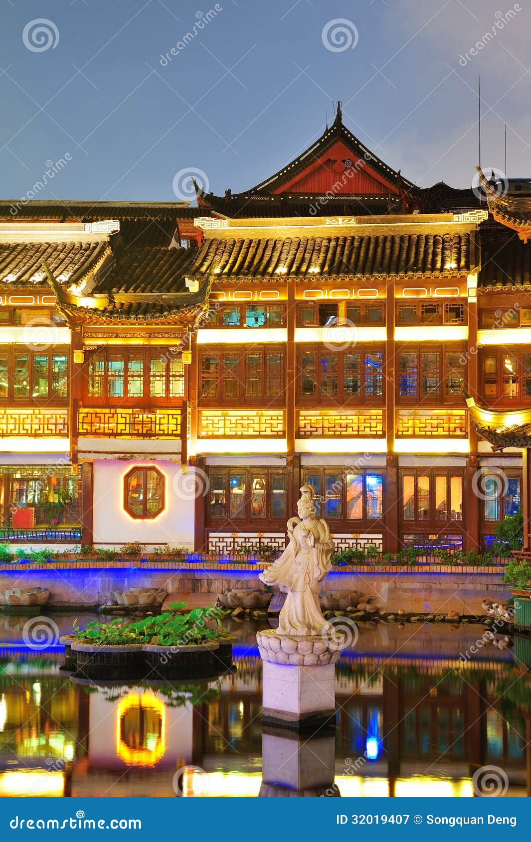 Shanghai pagoda building stock image. Image of asia, famous - 32019407