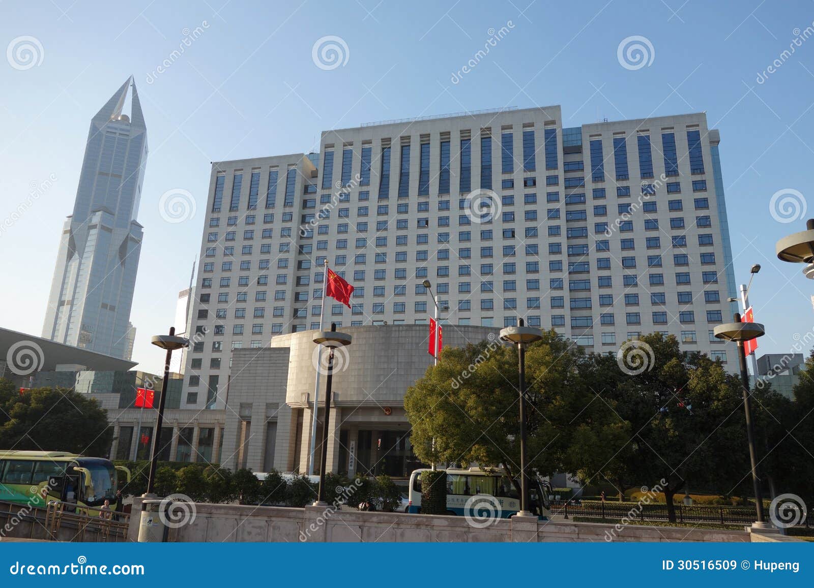 Shanghai Peoples Square editorial stock image. Image of flowers - 30516509