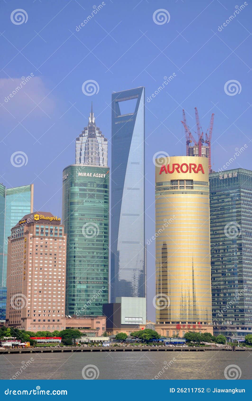 Shanghai Pudong, China editorial photography. Image of jinmao - 26211752